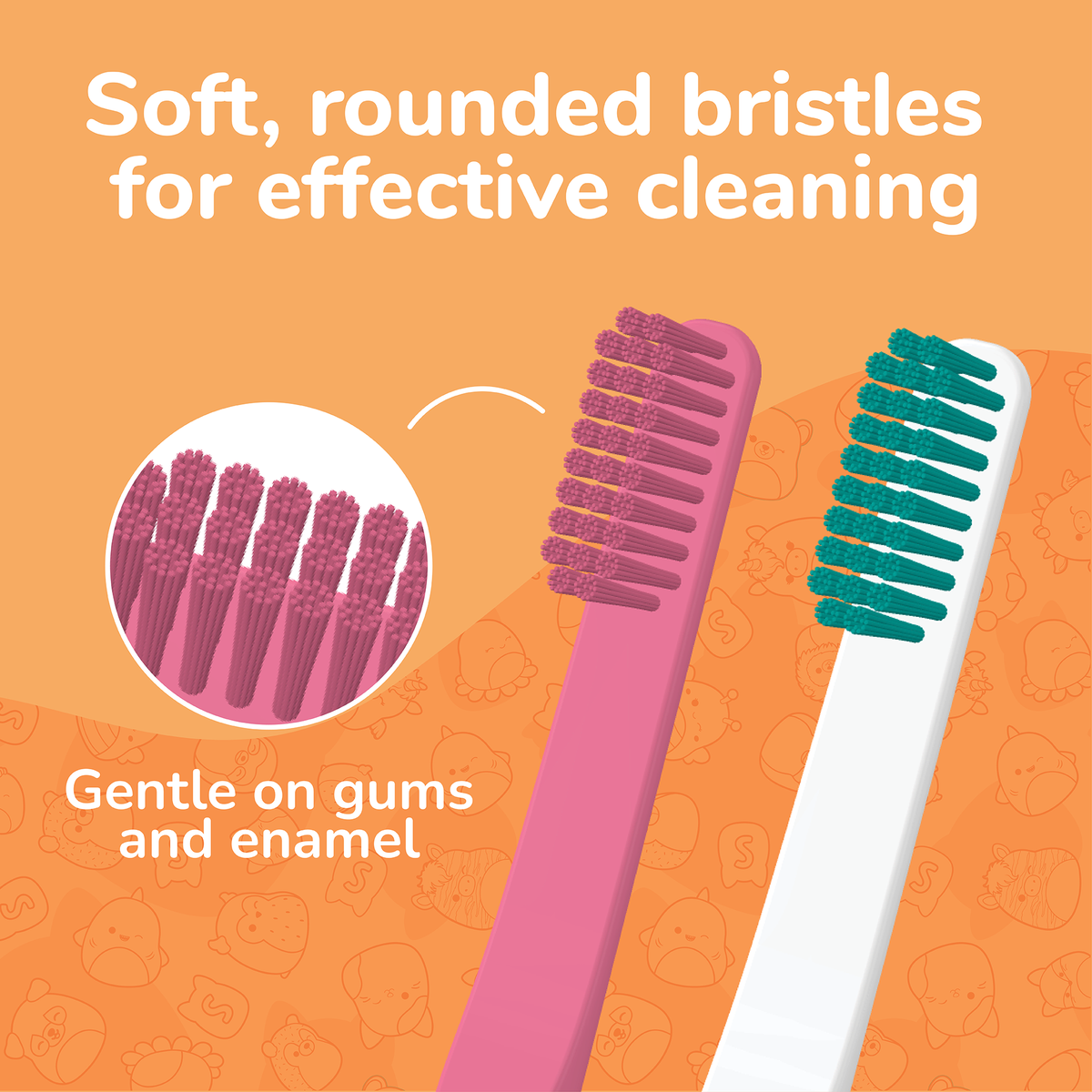 Squishmallows Manual Toothbrushes 2PK – Brush Buddies