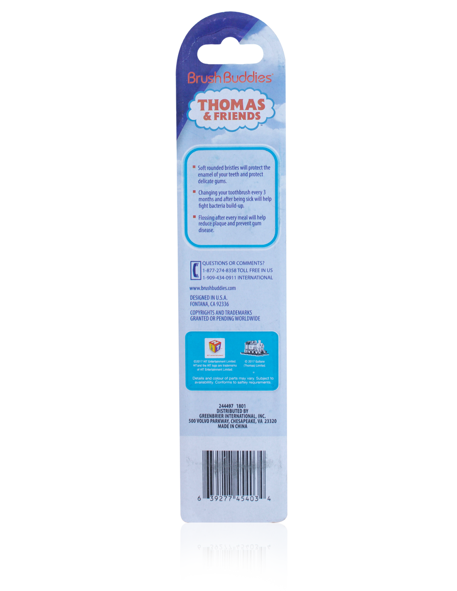 Thomas & Friends Toothbrush (2 Pack) – Brush Buddies
