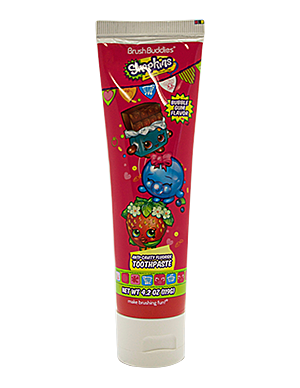 Shopkins Bubble Gum Toothpaste (4.2 Oz) – Brush Buddies