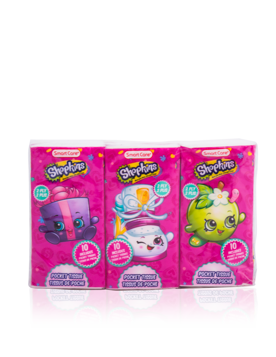 Shopkins Pocket Facial Tissues (6 Pack) – Brush Buddies