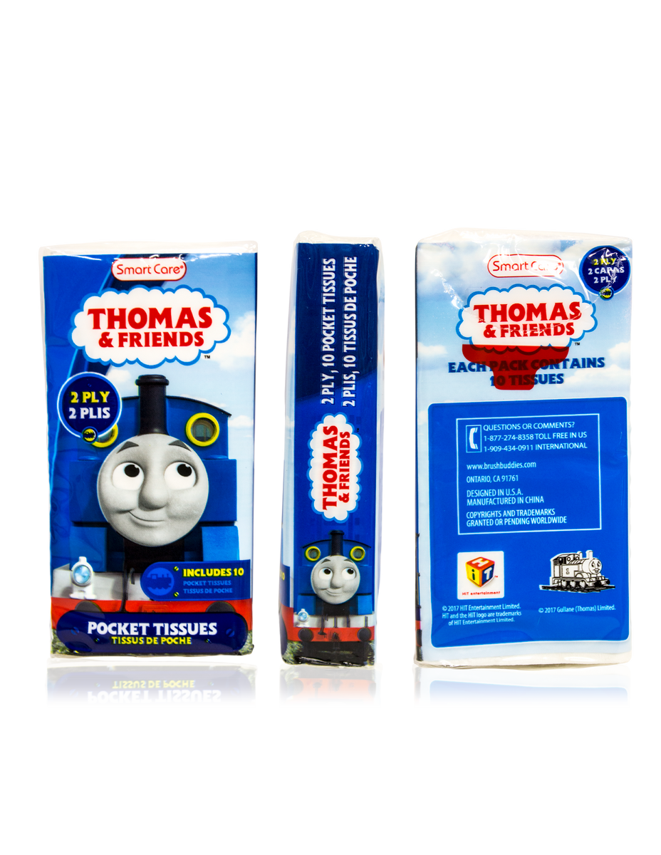 Thomas & Friends Pocket Facial Tissues (6 Pack) – Brush Buddies